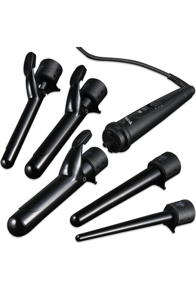 Yasomi SM-C505 5 Başlıklı Değiştirilebilir Saç Maşası ( Yasomi Türkiye Garantili )0741035292380