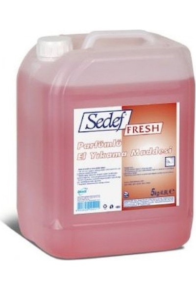 Sedef Fresh Parfümlü Sıvı El Sabunu 5 Lt. Sedef Fresh Parfümlü Sıvı El Sabunu 5 Lt.