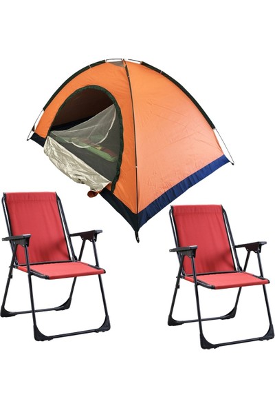 Leva House 3 Kişilik Kamp Çadırı Sandalye Koltuk Seti Leva House 3 Kişilik Kamp Çadırı Sandalye Koltuk Seti