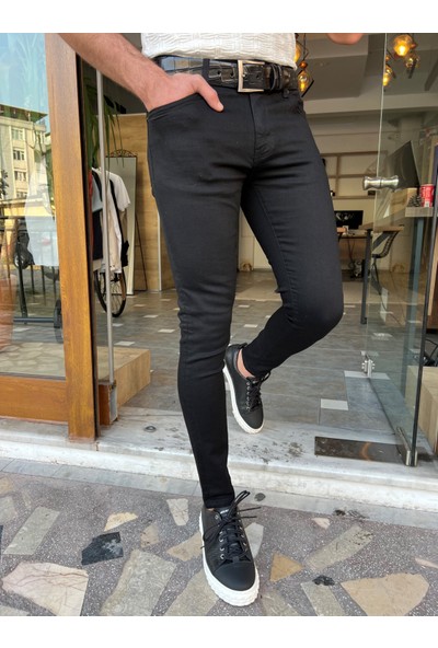 Sardınelli Slim Fit Yan Cepli Kot Pantolon