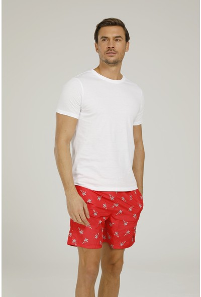 Lumberjack CT485 Renato Swım Short 2 Coral Erkek Deniz Şortu Lumberjack CT485 Renato Swım Short 2 Coral Erkek Deniz Şortu