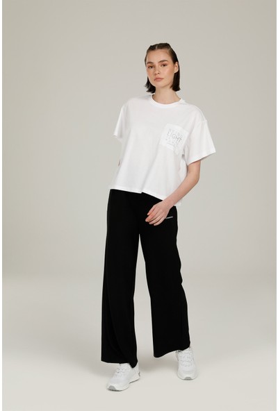 Lumberjack CT1010 Amy Short Wıde Leg Siyah Kadın Eşofman Lumberjack CT1010 Amy Short Wıde Leg Siyah Kadın Eşofman