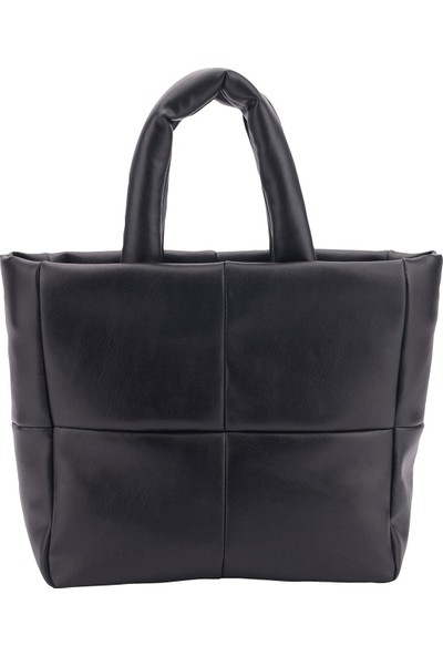 Butigo Puffy Pu 2fx Siyah Kadın Kol Çantası