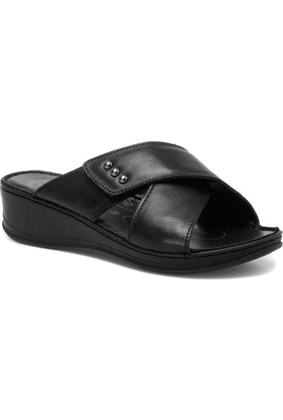 Polaris 5 Nokta 103832.Z2FX Siyah Kadın Dolgu Topuk Terlik Polaris 5 Nokta 103832.Z2FX Siyah Kadın Dolgu Topuk Terlik