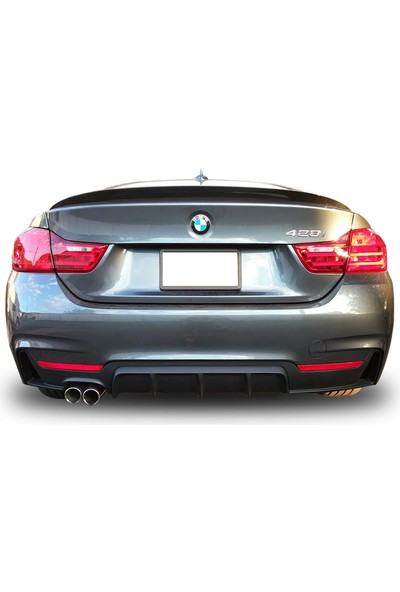 Psd Bmw F32 - F33 - F36 4 Serisi 2013 - 20 M Performance Difüzör (Sol Tek) Plastik Boyasız