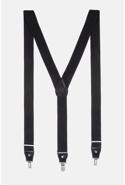 Avva Erkek Siyah Pantolon Askısı A21Y9761