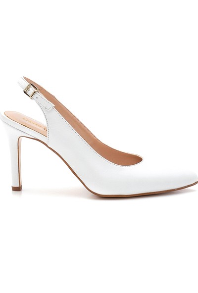 Derimod Kadın Deri Topuklu Sandalet Derimod Kadın Deri Topuklu Sandalet