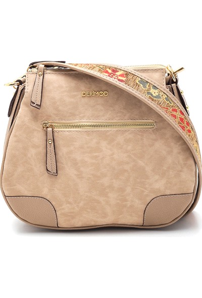 Derimod Kadın Nubuk Çapraz Çanta