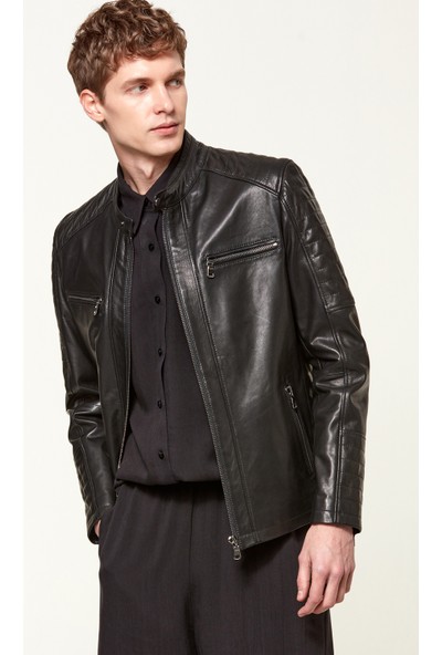 Derimod Dalı Erkek Deri Ceket