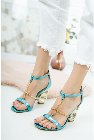 udbyswoman Yeşil Parlak Halka Topuklu Kadın Topuklu Ayakkabı udbyswoman Yeşil Parlak Halka Topuklu Kadın Topuklu Ayakkabı