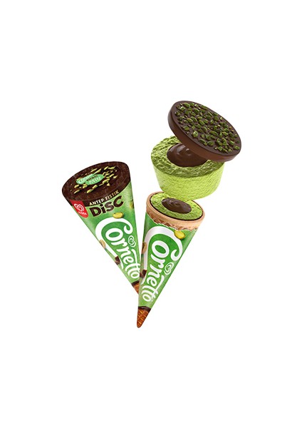 Algida Cornetto Disc Antep Fıstık Çikolata (140 Ml) Fiyatı