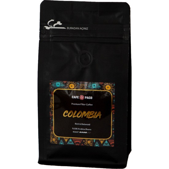 Paco Colombia Filter Coffee 250gr(Öğütülmüş) Fiyatı