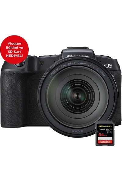 Canon Eos Rp Kit Fotoğraf Makinesi (Vlogger Eğitimi ve Sd Kart Hediyeli) (Canon Eurasia Garantili) Canon Eos Rp Kit Fotoğraf Makinesi (Vlogger Eğitimi ve Sd Kart Hediyeli) (Canon Eurasia Garantili)