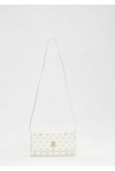 Pierre Cardin Beyaz Monogram Çapraz Çanta 05PO22Y1575-MN By Pierre Cardin Beyaz Monogram Çapraz Çanta 05PO22Y1575-MN By