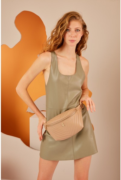 Pierre Cardin Toprak Bel Çantası 05PO22Y1606LSAV Tp