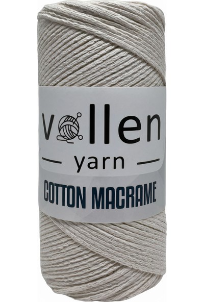 Vollen Yarn Pamuk Makrome Ipi Cotton Makrome Ip 2mm 250 Gram 155 Metre Vollen Yarn Pamuk Makrome Ipi Cotton Makrome Ip 2mm 250 Gram 155 Metre