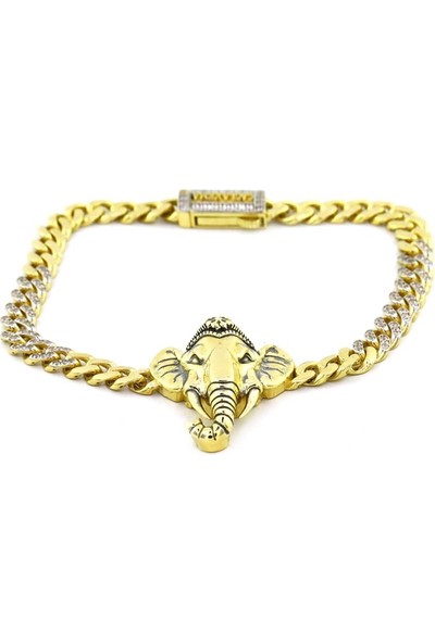 Altınkaynak 14 Ayar Fil Altın Bileklik