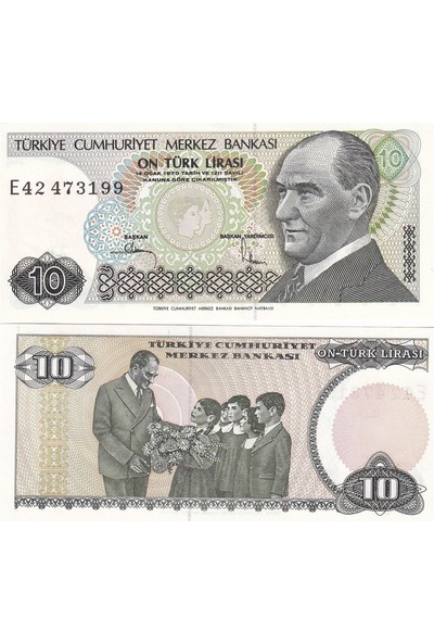 Benim Koleksiyonum 7. Emisyon 2. Tertip 10 Türk Lirası Benim Koleksiyonum 7. Emisyon 2. Tertip 10 Türk Lirası