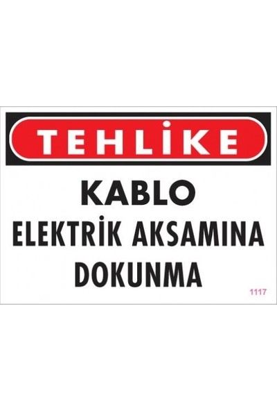 As Grup Pvc Levha Quot;elektrik Panosuna Girmek Yasaktırquot; 25*35 cm