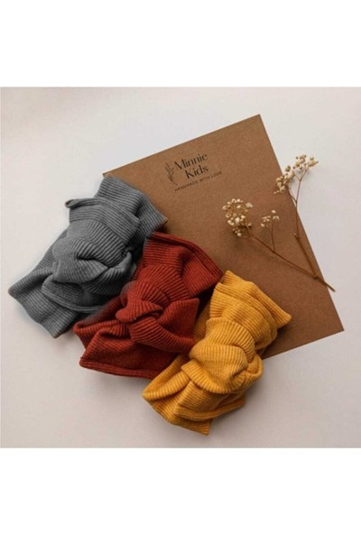 Kız Bebek Çocuk Ribana Bandana Seti