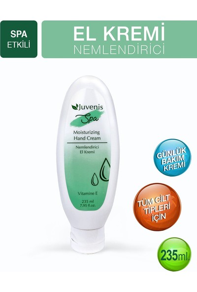 Juvenis Kozmetik El Kremi Hızlı Emilen Nemlendirici Yumuşatan E Vitaminli Günlük Kullanım El Bakım Kremi 90ML Juvenis Kozmetik El Kremi Hızlı Emilen Nemlendirici Yumuşatan E Vitaminli Günlük Kullanım El Bakım Kremi 90ML