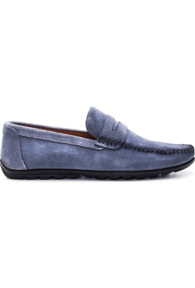 Erkek Deri Süet Loafer