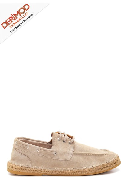 Erkek Deri Süet Espadril