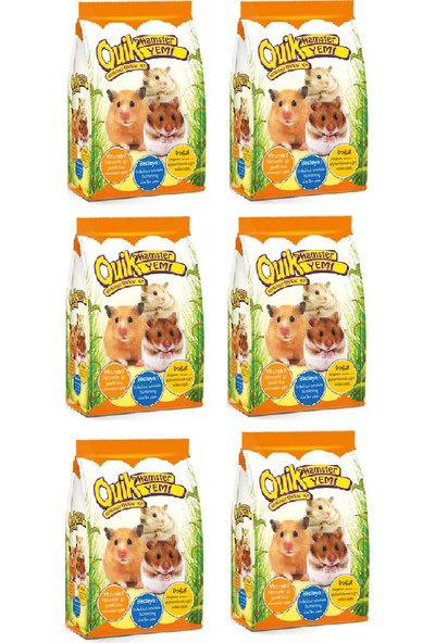 Quik Hamster Yemi 500GR. (6'li Paket) Quik Hamster Yemi 500GR. (6'li Paket)