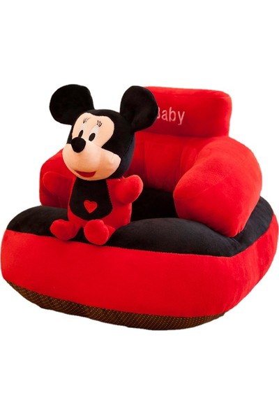 Love Home Karikatür Peluş Oyuncak Çocuk Koltuğu - Kırmızı (Yurt Dışından)