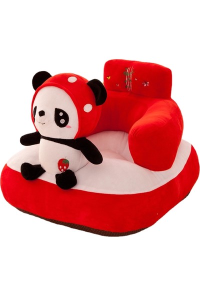 Love Home Karikatür Peluş Oyuncak Çocuk Koltuğu - Kırmızı (Yurt Dışından)