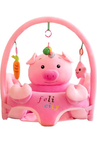 Love Home Bebekler Için Domuz Figürlü Öğretici Peluş Sandalye - Pembe (Yurt Dışından) Love Home Bebekler Için Domuz Figürlü Öğretici Peluş Sandalye - Pembe (Yurt Dışından)
