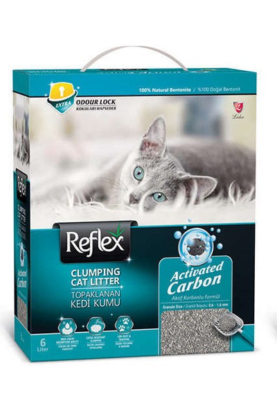 Reflex Box 6 Lt Active Carbon Gri Kedi Kumu Reflex Box 6 Lt Active Carbon Gri Kedi Kumu