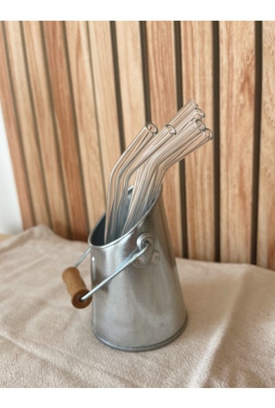 Kai Home Şeffaf 4lü Eğimli Cam Pipet