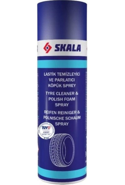 Skala Lastik Temizleyici ve Parlatıcı Köpük Sprey 500 ml Skala Lastik Temizleyici Skala Lastik Temizleyici ve Parlatıcı Köpük Sprey 500 ml Skala Lastik Temizleyici