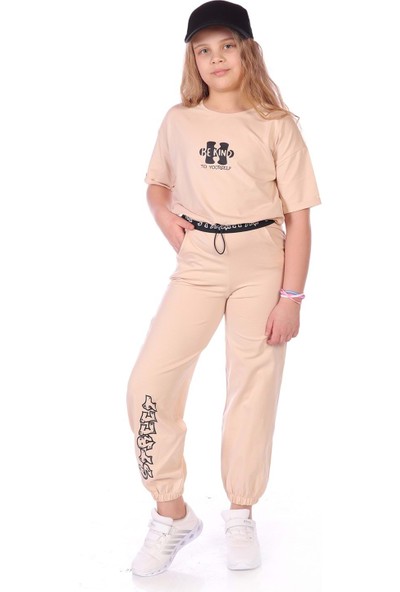 Toontoy Kids Toontoy Kız Çocuk Be Kind Baskılı Eşofman Takım