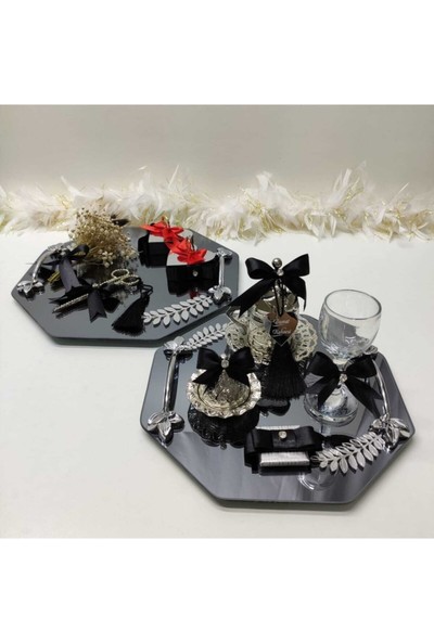 Bardak Mumcu Nişan Söz Tepsisi