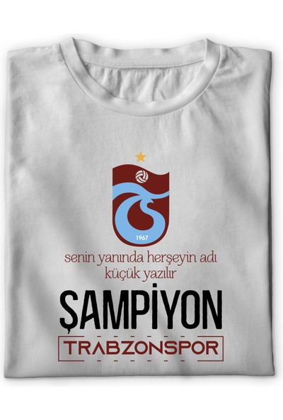 Efor Dijital Trabzonspor Şampiyonluk Baskılı Tişört Efor Dijital Trabzonspor Şampiyonluk Baskılı Tişört