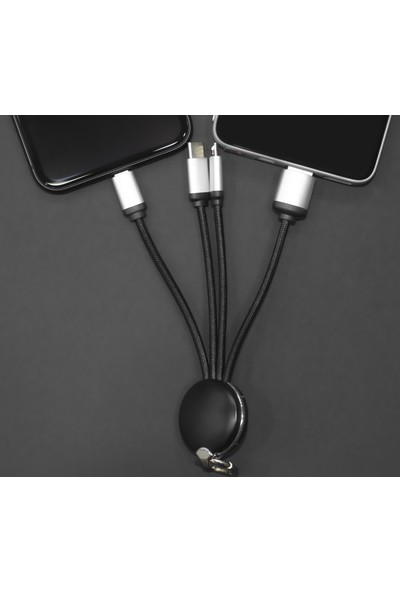 Smartech LED Işıklı Çoklu Şarj Cihazı