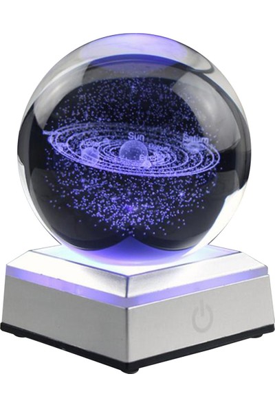 Vogue 80MM 3D Güneş Sistemi Kristal Top Ile LED Lamba Tabanı Ev Dekorasyon Için Bir (Yurt Dışından) Vogue 80MM 3D Güneş Sistemi Kristal Top Ile LED Lamba Tabanı Ev Dekorasyon Için Bir (Yurt Dışından)