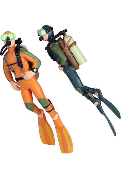 Vogue 2 Parça Minyatür Dalgıç Şekil Modeli Düzeni Macera Akvaryum Dekor 3D Oyuncak (Yurt Dışından) Vogue 2 Parça Minyatür Dalgıç Şekil Modeli Düzeni Macera Akvaryum Dekor 3D Oyuncak (Yurt Dışından)