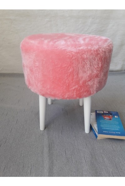 Albatros Gürgen Ahşap Ayaklı Dekoratif Şeker Pembe Yuvarlak Pelüş Puf Bench Koltuk Sandalye Albatros Gürgen Ahşap Ayaklı Dekoratif Şeker Pembe Yuvarlak Pelüş Puf Bench Koltuk Sandalye