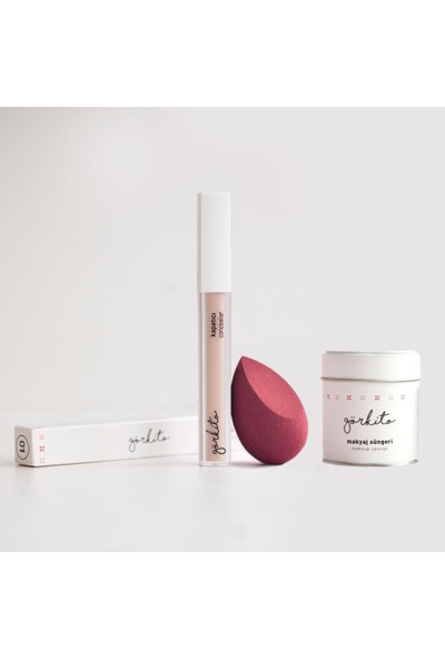 Görkito Kapatıcı No:01 + Makyaj Süngeri