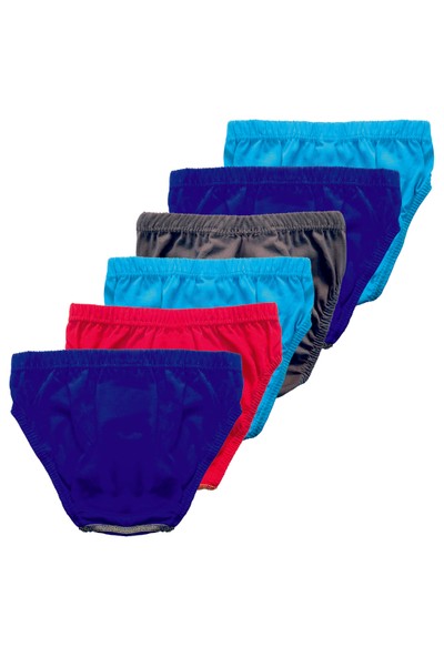 Usl 6'lı Erkek Çocuk Baskılı Slip Külot (6'lı Paket) - 214102