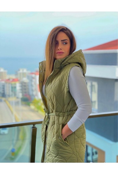 Perry Kapitone Kapüşonlu Yelek Perry Kapitone Kapüşonlu Yelek