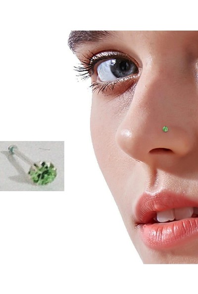 Begonia Accessories 925 Ayar Gümüş, Zirkon tek Taş Hızma