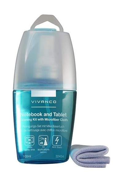 Transformacion Vivanco 6 Adet LCD Notebook Tablet Temizleyici Losyon Set 225004