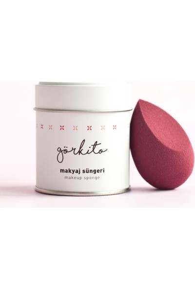 Görkito Makyaj Süngeri-Bordo