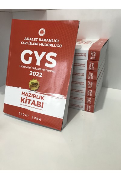 Adalet Bakanlığı Yazı Işleri Müdürlüğü Görevde Yükselme Sınavı 2022 Hazırlık Kitabı - Sedat Suna Adalet Bakanlığı Yazı Işleri Müdürlüğü Görevde Yükselme Sınavı 2022 Hazırlık Kitabı - Sedat Suna