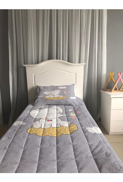 Halımarkt Sevimli Filli Tek Kişilik Dört Mevsim Nevresim Takımı