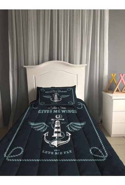 Halımarkt Çapalı Tek Kişilik Dört Mevsim Nevresim Takımı